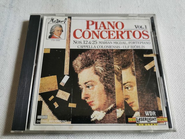 CD - Piano concertos vol.1 Mozart