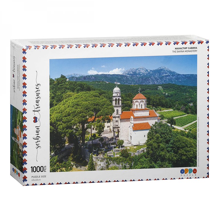 PUZZLA SAVINA SERBIAN TREASURES 1000PCS