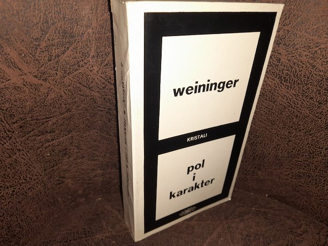 Pol i karakter / Otto Weininger / Vajninger