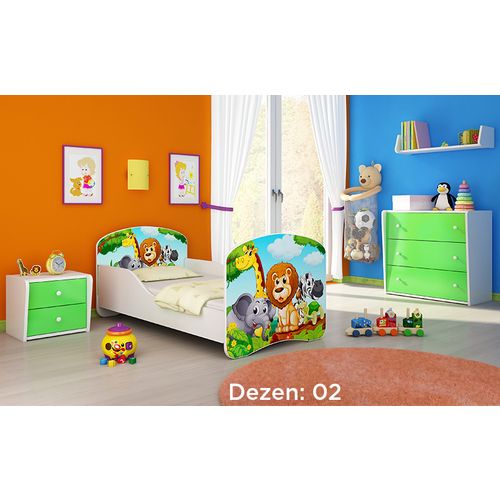 Deciji krevet ACMA I 180x80 + dusek 6 cm2