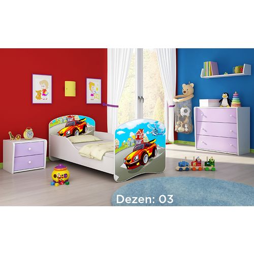 Deciji krevet ACMA I 180x80 + dusek 6 cm3