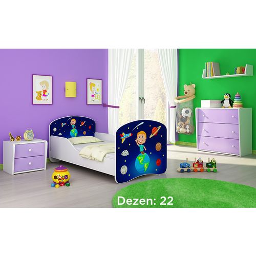 Deciji krevet ACMA I 180x80 + dusek 6 cm22