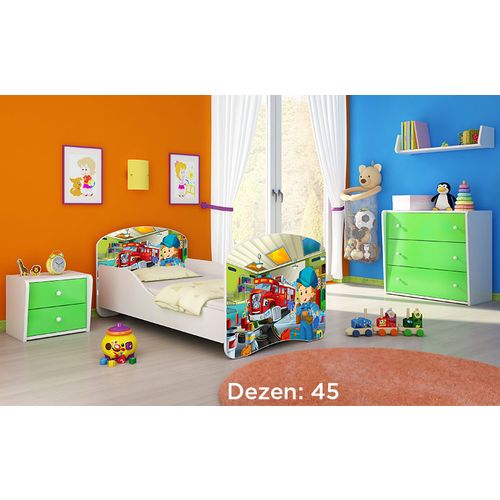 Deciji krevet ACMA I 180x80 + dusek 6 cm45