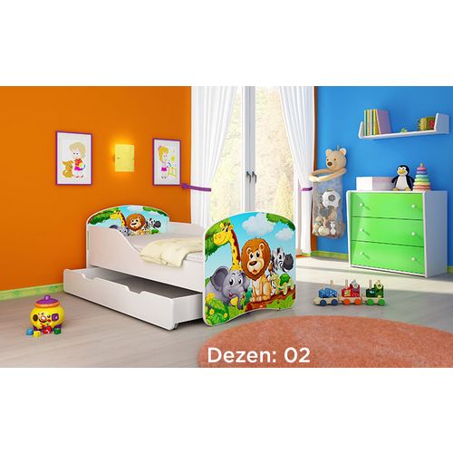 Deciji krevet ACMA I 140x70 F + dusek 6 cm2