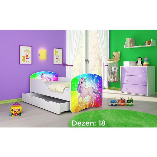 Deciji krevet ACMA I 140x70 F + dusek 6 cm18