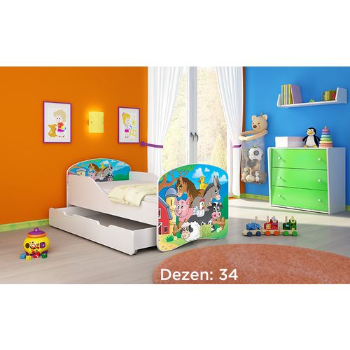 Deciji krevet ACMA I 140x70 F + dusek 6 cm34