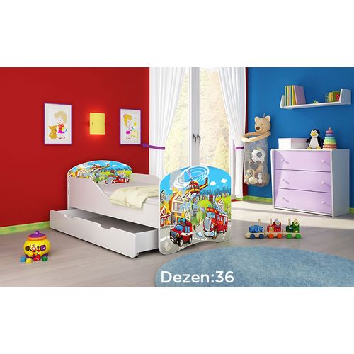 Deciji krevet ACMA I 140x70 F + dusek 6 cm36