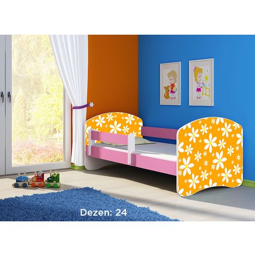 Deciji krevet ACMA II 160x80 + dusek 6 cm PINK24