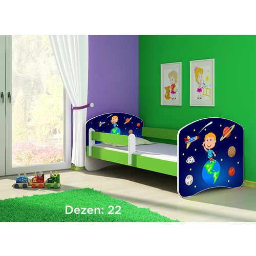 Deciji krevet ACMA II 140x70 + dusek 6 cm GREEN22