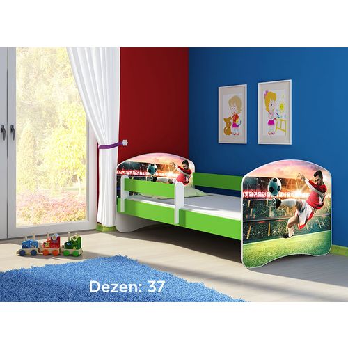 Deciji krevet ACMA II 160x80 + dusek 6 cm GREEN37