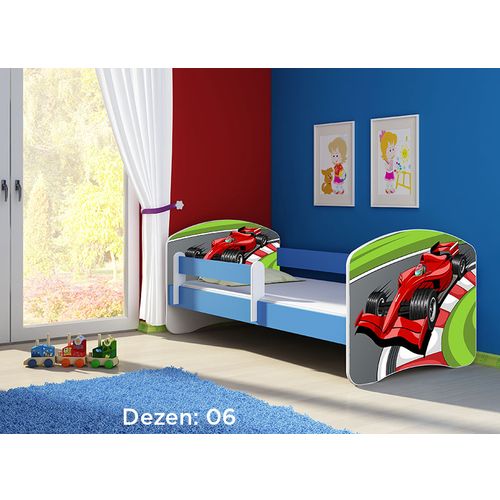 Deciji krevet ACMA II 140x70 + dusek 6 cm BLUE6