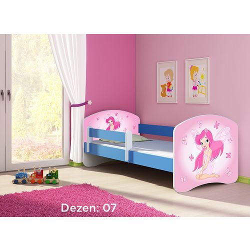 Deciji krevet ACMA II 140x70 + dusek 6 cm BLUE7