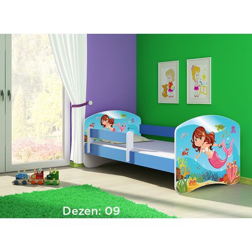 Deciji krevet ACMA II 140x70 + dusek 6 cm BLUE9