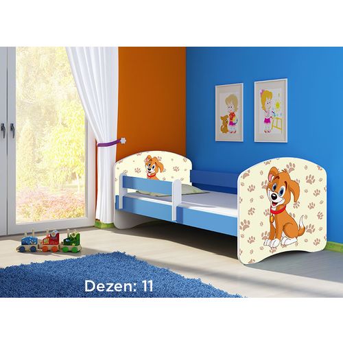 Deciji krevet ACMA II 140x70 + dusek 6 cm BLUE11