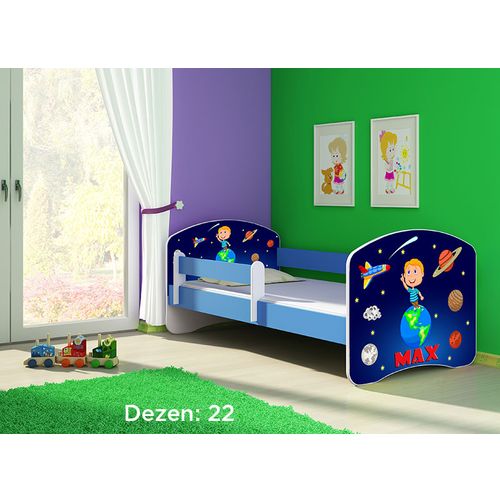 Deciji krevet ACMA II 140x70 + dusek 6 cm BLUE22