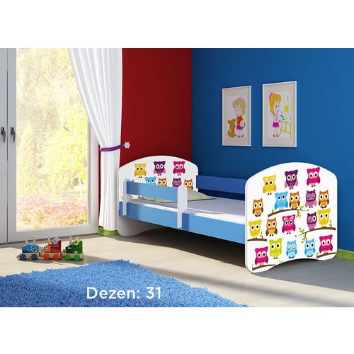 Deciji krevet ACMA II 140x70 + dusek 6 cm BLUE31