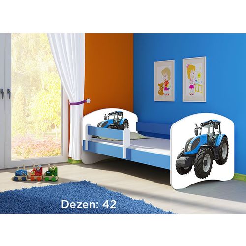 Deciji krevet ACMA II 140x70 + dusek 6 cm BLUE42