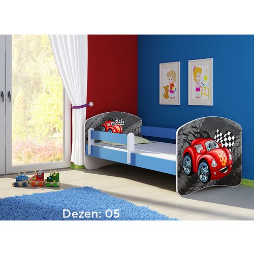 Deciji krevet ACMA II 160x80 + dusek 6 cm BLUE5