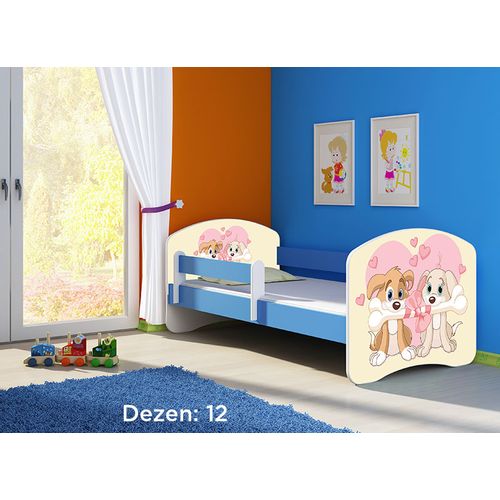 Deciji krevet ACMA II 160x80 + dusek 6 cm BLUE12