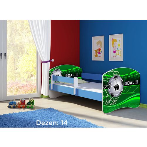 Deciji krevet ACMA II 160x80 + dusek 6 cm BLUE14