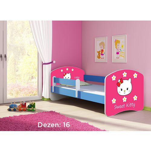 Deciji krevet ACMA II 160x80 + dusek 6 cm BLUE16