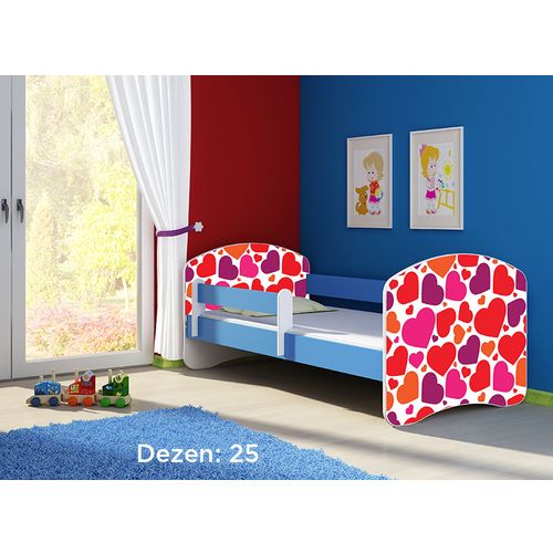 Deciji krevet ACMA II 160x80 + dusek 6 cm BLUE25