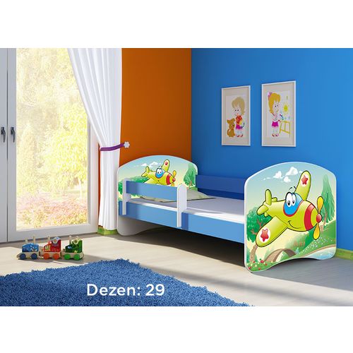 Deciji krevet ACMA II 180x80 + dusek 6 cm BLUE29