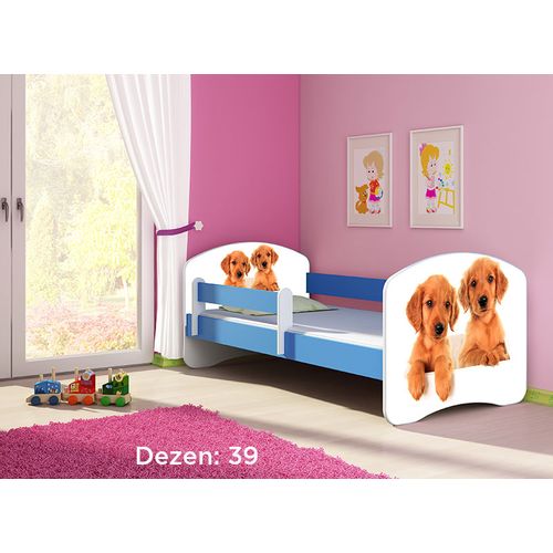 Deciji krevet ACMA II 180x80 + dusek 6 cm BLUE39