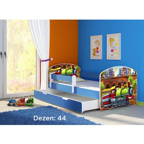 Deciji krevet ACMA II 140x70 F + dusek 6 cm BLUE44