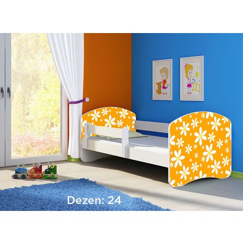 Deciji krevet ACMA II 140x70 + dusek 6 cm WHITE24