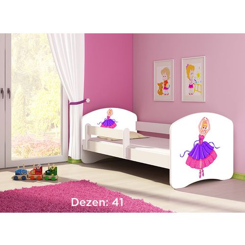 Deciji krevet ACMA II 140x70 + dusek 6 cm WHITE41