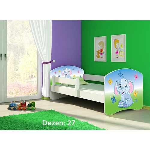 Deciji krevet ACMA II 160x80 + dusek 6 cm WHITE27