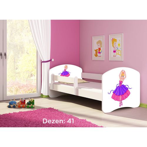 Deciji krevet ACMA II 160x80 + dusek 6 cm WHITE41