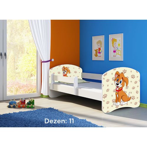 Deciji krevet ACMA II 180x80 + dusek 6 cm WHITE11