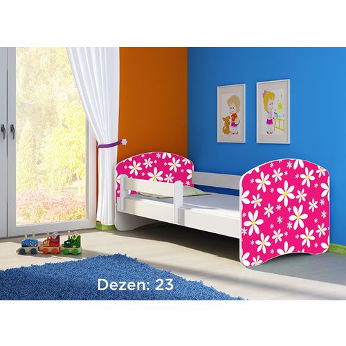 Deciji krevet ACMA II 180x80 + dusek 6 cm WHITE23