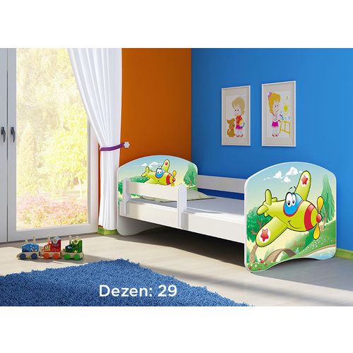 Deciji krevet ACMA II 180x80 + dusek 6 cm WHITE29