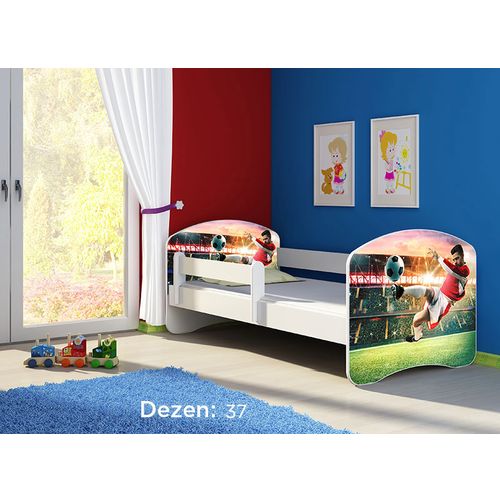 Deciji krevet ACMA II 180x80 + dusek 6 cm WHITE37