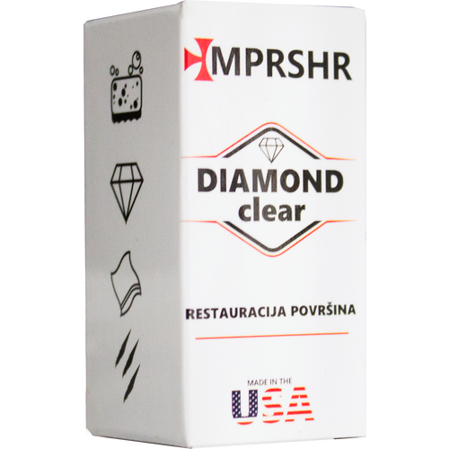 Diamond Clear 10ml za reparaciju ogrebotina, plastike i farova na spoljašnjosti automobila i brodova