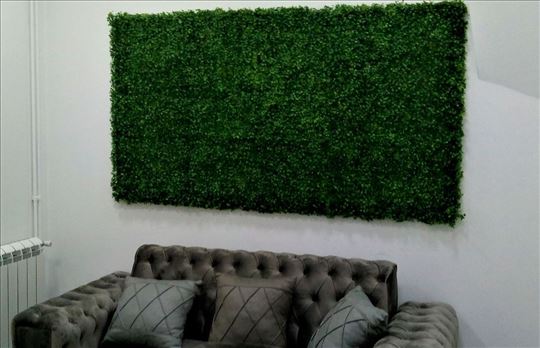 Veštački zeleno-cvetni zidovi br. Z 307