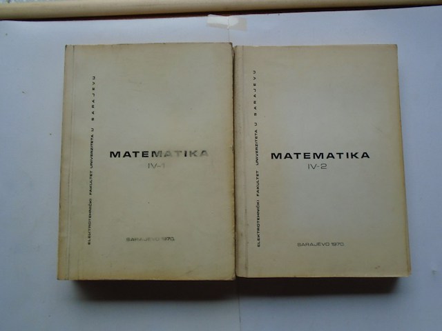 Matematika IV-1,2  - Mihailović,Smirnov,Eljsgoljc,