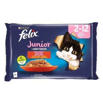 Felix Multipack Junior Govedina i Piletina u Želeu 4x85g