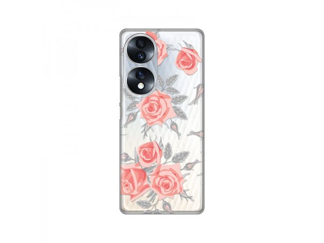 Maskica Silikonska Print za Huawei Honor 70 Elegant Roses