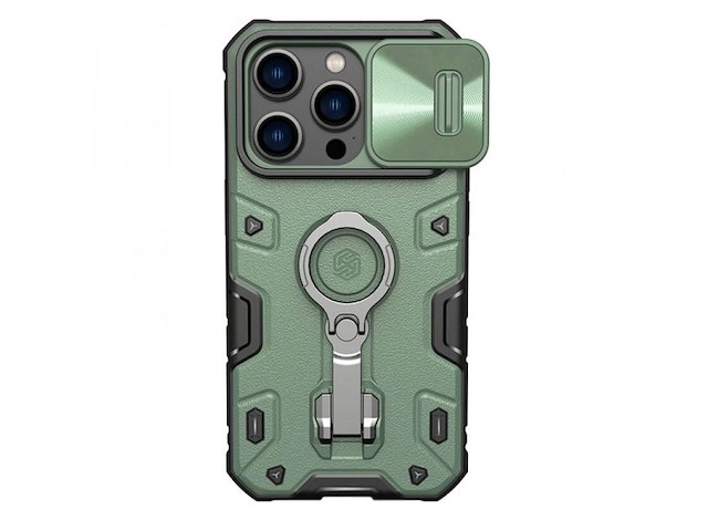 Maskica Nillkin CamShield Armor Pro za iPhone 14 Pro 6.1 zelena