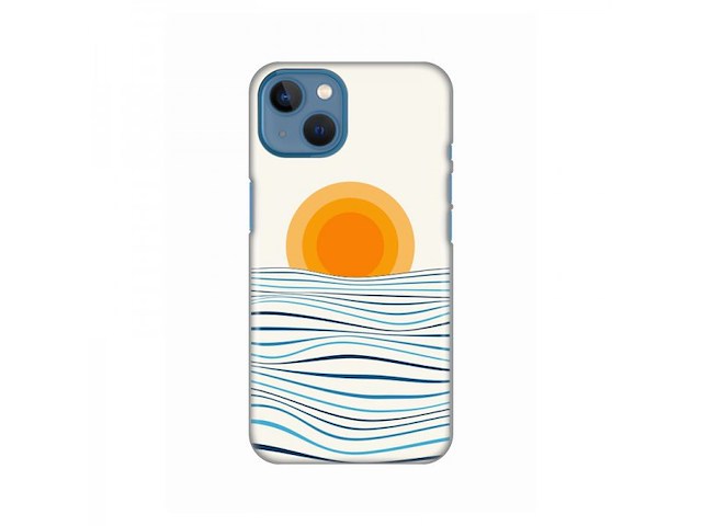 Maskica Silikonska Print za iPhone 13 6.1 Sunset