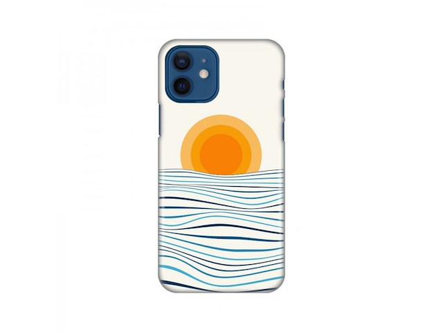 Maskica Silikonska Print za iPhone 12 6.1 Sunset