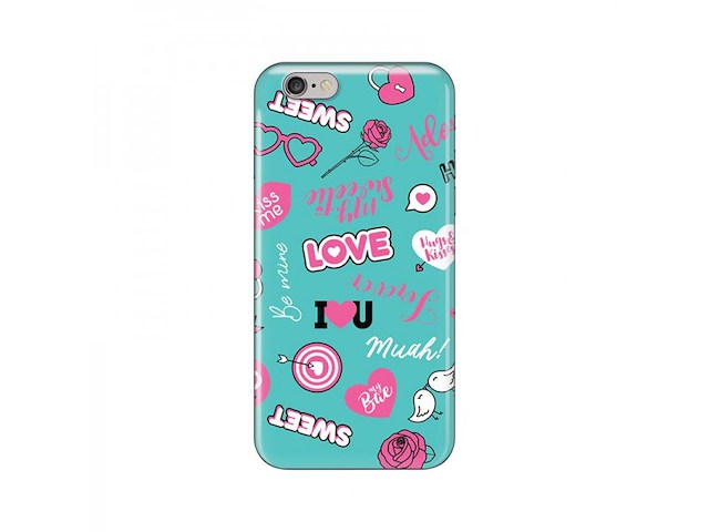 Maskica silikonska Print za iPhone 6/6S Love