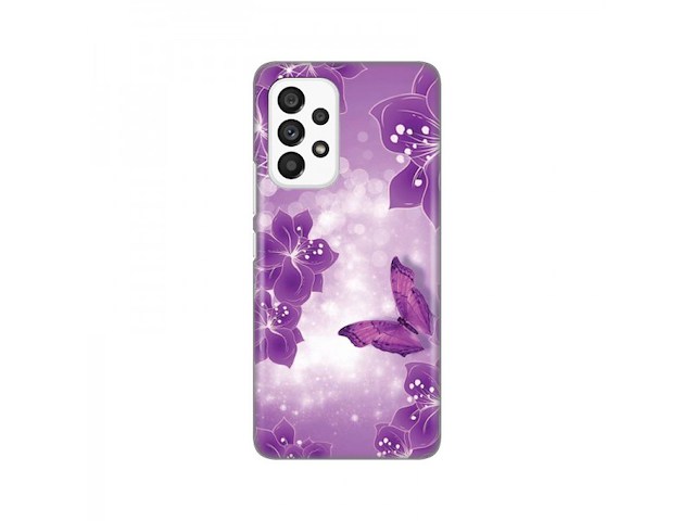 Maskica Silikonska Print za Samsung A536B Galaxy A53 5G Butterfly And Flowers