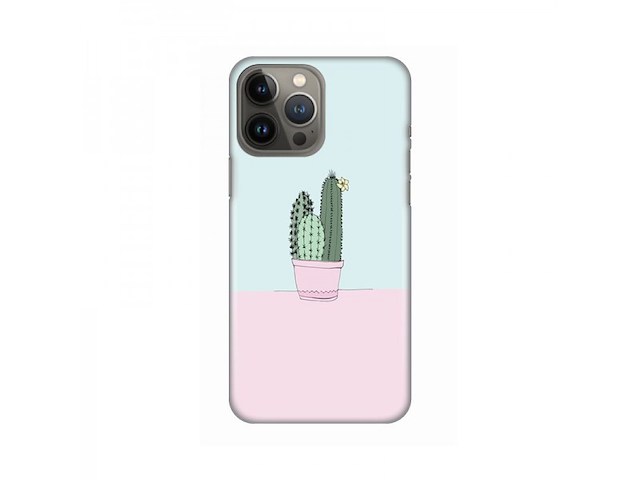 Maskica Silikonska Print za iPhone 13 Pro Max 6.7 Cactus