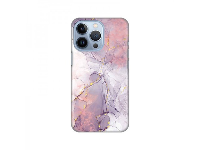 Maskica Silikonska Print za iPhone 13 Pro 6.1 Pink Marble