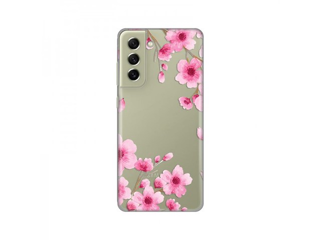 Maskica Silikonska Print Skin za Samsung G990 Galaxy S21 FE Rose Flowers